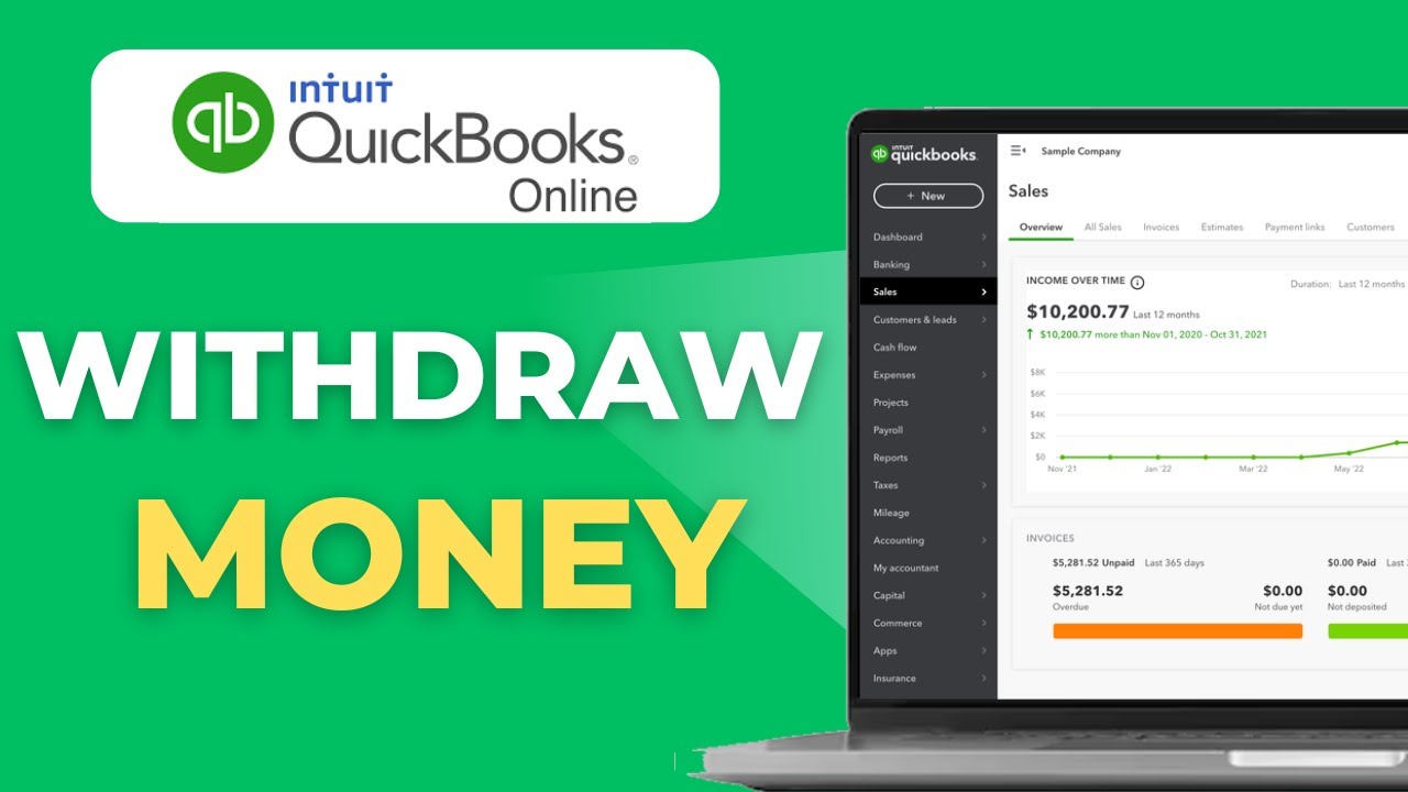 How to Withdraw Money from QuickBooks Online
