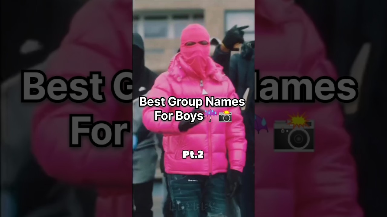 Best Group Names For Boys ☔📸 || Part 2 || #shorts #drip