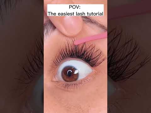 Teach you how to apply cluster lashes at home