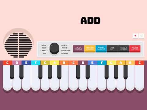 Spelling words with music