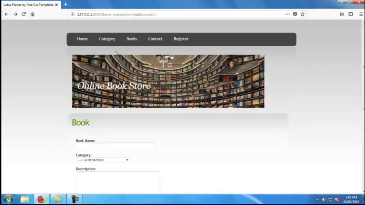 Online Book Store Management System
