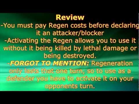 Week 6 - Ability of the Week - Regenerate