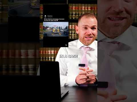 Lawyer's Take: NOT Yielding to Emergency Vehicles