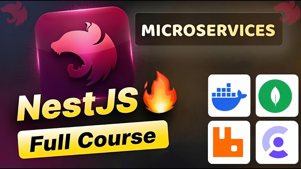 NestJS Microservices Full Course | Nest JS, Clerk, Docker, RabbitMQ, MongoDB, Hostinger
