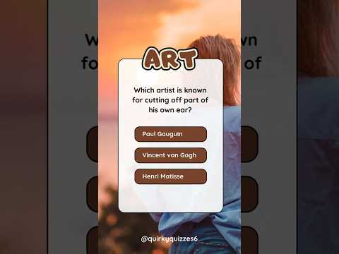 Trivia Part 57 🎨🎶 60-Second Art & Music Quiz: How Many Can You Get? #shorts