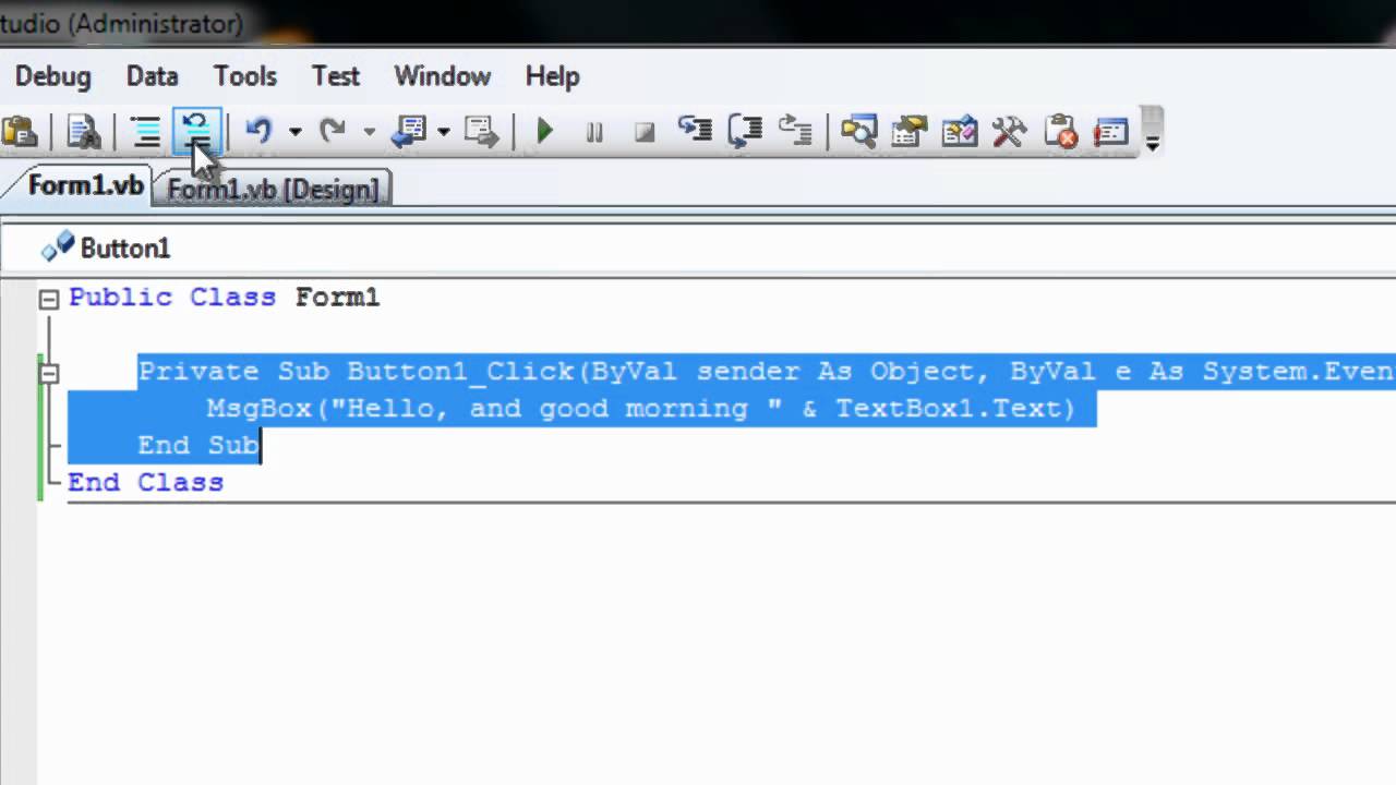 The Coding Series - Visual Basic