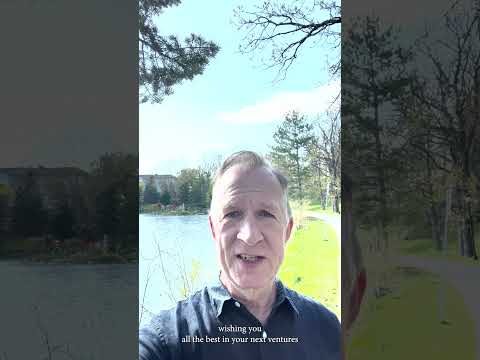 Jon Bird congratulates the Class of 2023
