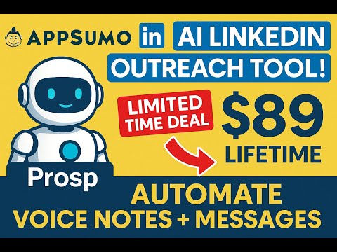 Prosp AppSumo Lifetime Deal Review | Best LinkedIn AI Outreach Tool 2025!