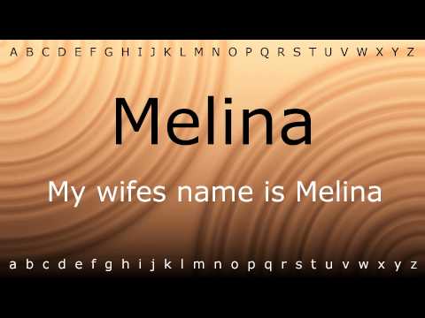 Here I will teach you how to pronounce 'Melina' with Zira.mp4