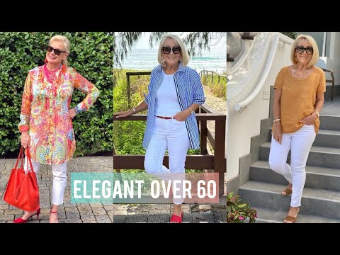 7 Elegant Ways to Style White Pants for Women Over 60 | Summer Fashion Tips for a Chic Look