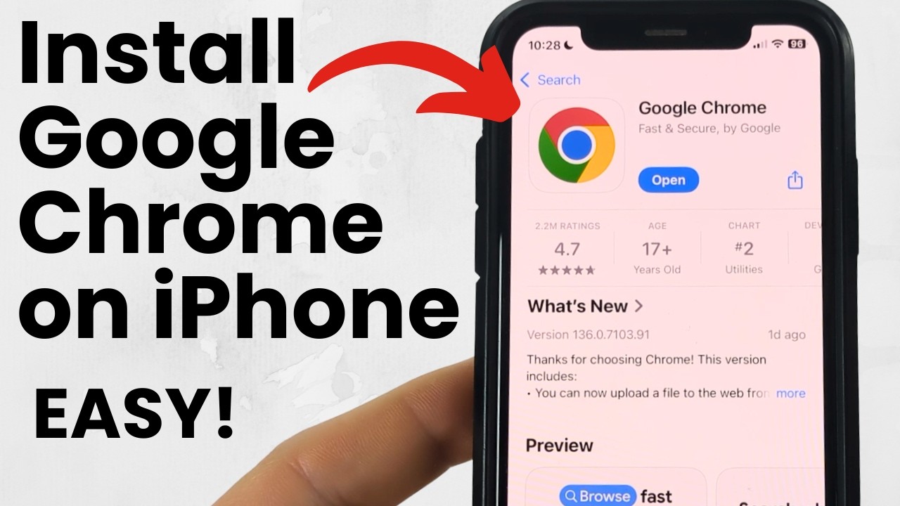 How to Install Chrome Browser on iPhone - Get Google Chrome on iPhone