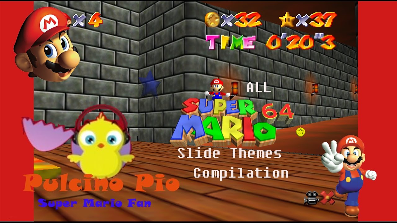 All Super Mario Slide Themes Compilation (1996-2016)