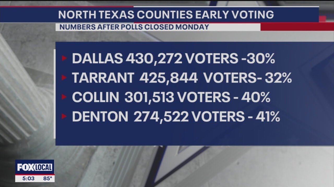 Early voting turnout in North Texas more favorable to Republicans, expert says