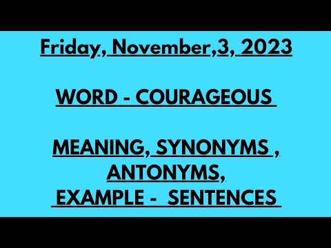 Courageous meaning in hindi #courage #brave #fearless #learn #english #vocabulary #wordoftheday