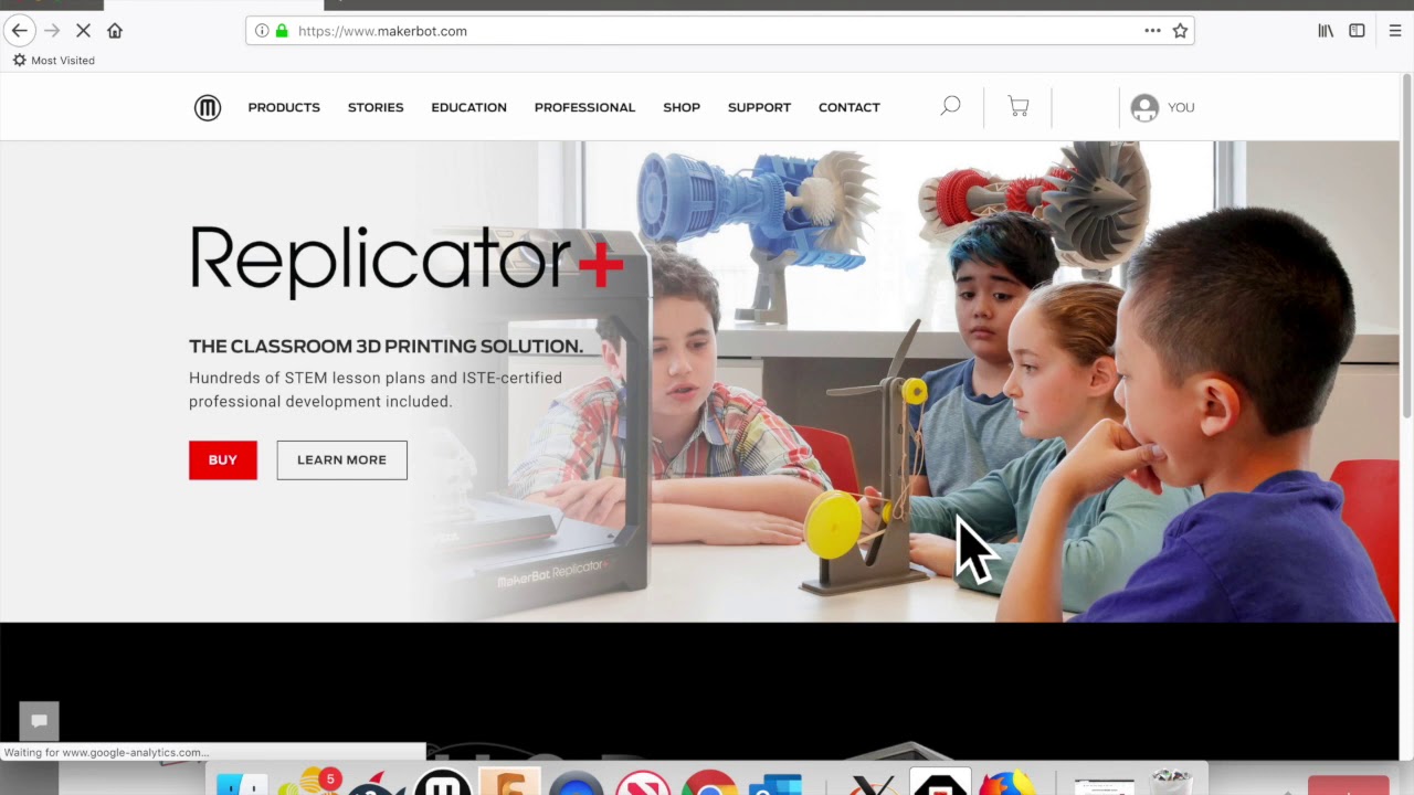 Maker Bot Print Setup