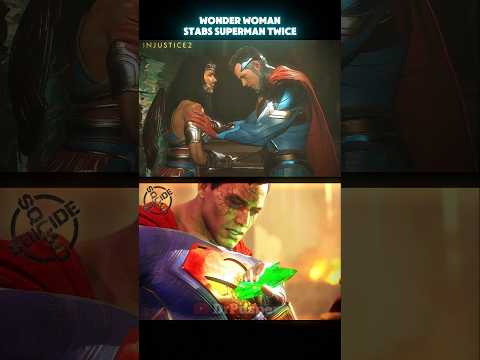 Superman Gets Stabbed Twice By Wonder Woman 🥺