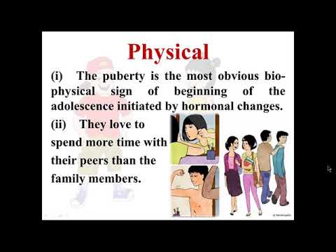 Characteristics of Adolescents Physical Part I