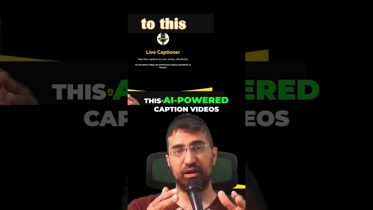 Live Captions: AI-Powered Video Magic (No Editing!)