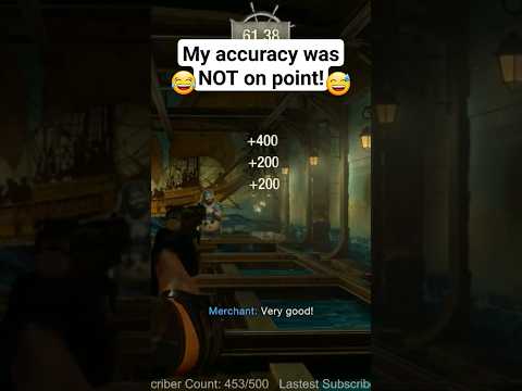 My accuracy was NOT on point! #shorts #gaming