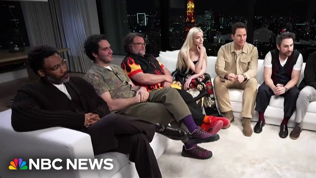 Previewing ‘The Super Mario Galaxy Movie’ with the cast