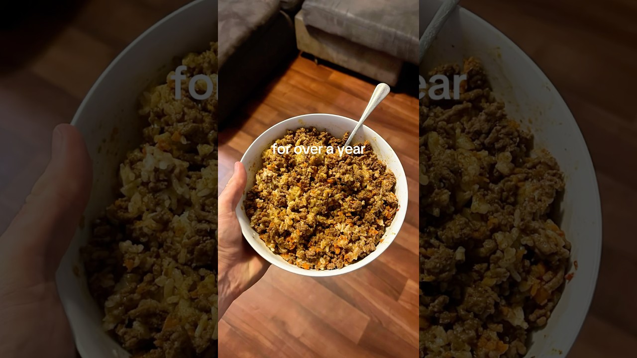 How to make the BEST ground beef and rice of your life 🍚 #shorts #tips