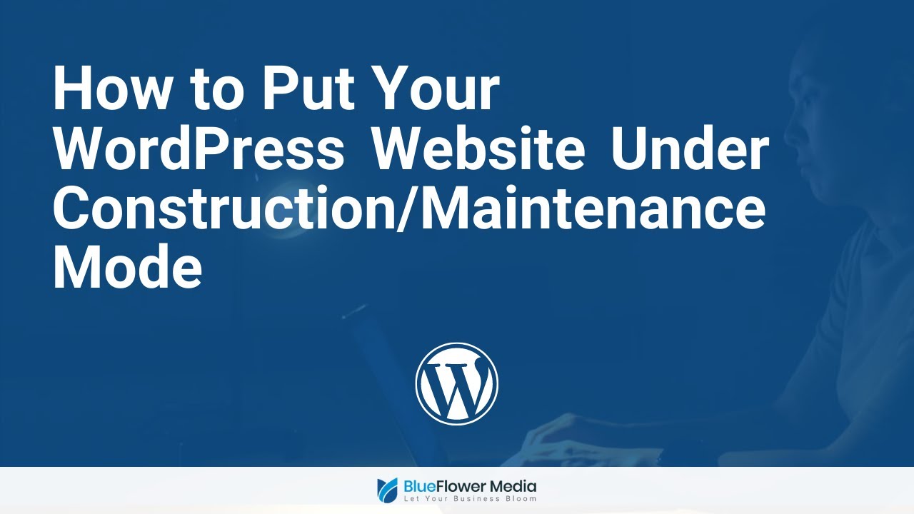 How to put your website Under construction mode