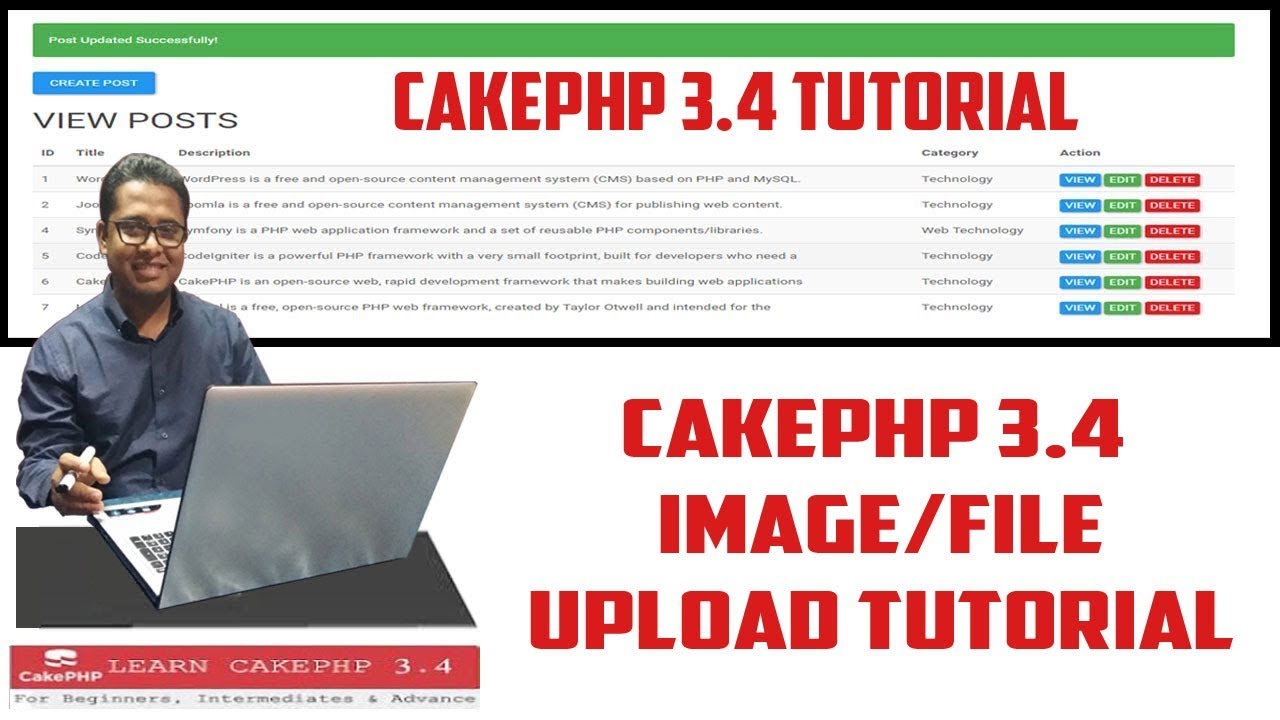 CakePHP Image/File Upload Tutorial