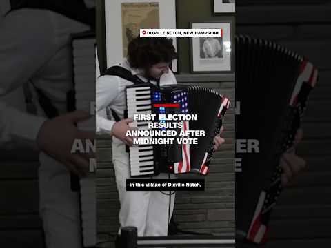 First election results announced after midnight vote