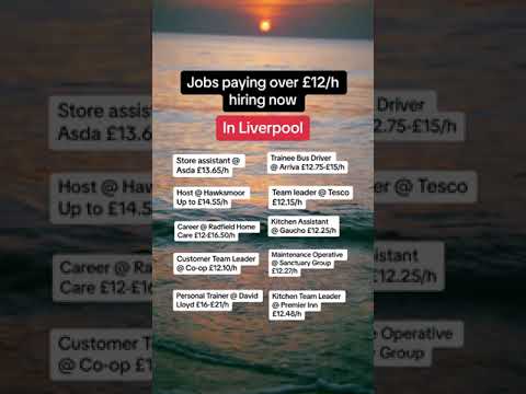 Jobs paying over £12/h in Liverpool