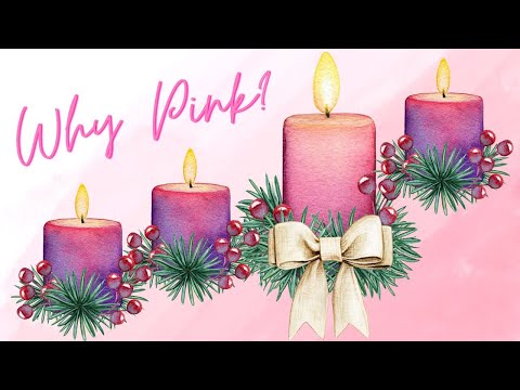 Hey, Father! Why is the third candle in Advent pink?