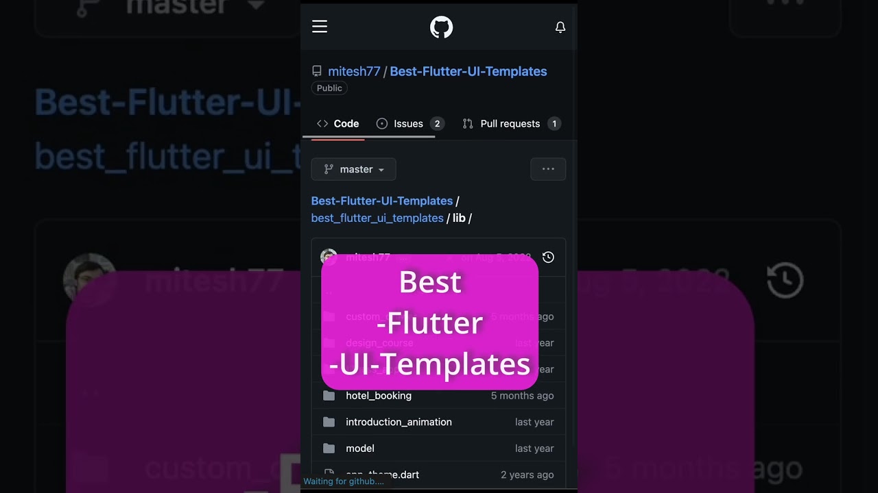 Best Flutter GitHub Repos for Beginners - PART 1