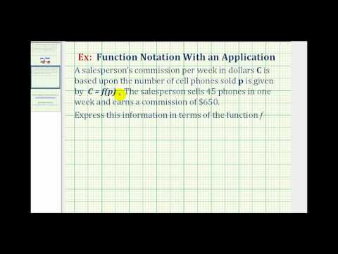 Ex: Function Notation Application Problem | Math Help from Arithmetic ...