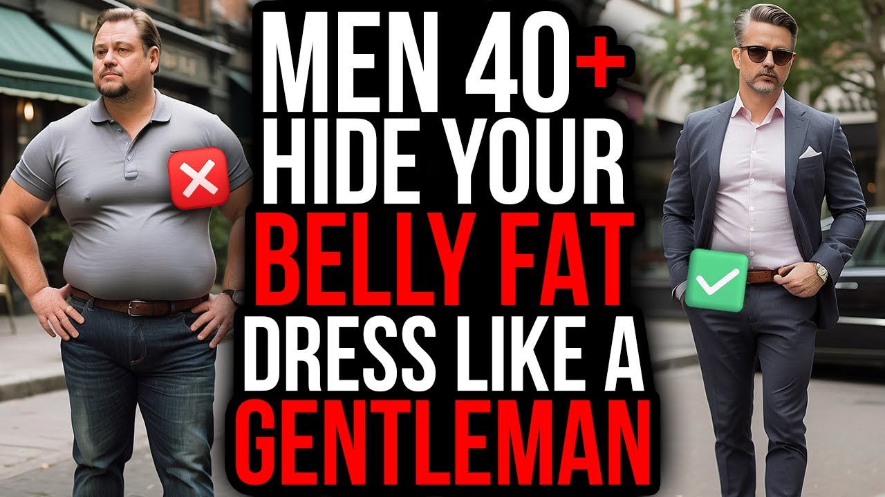 15 Gentleman’s STYLE TRICKS to HIDE Belly Fat & LOOK RICH Instantly