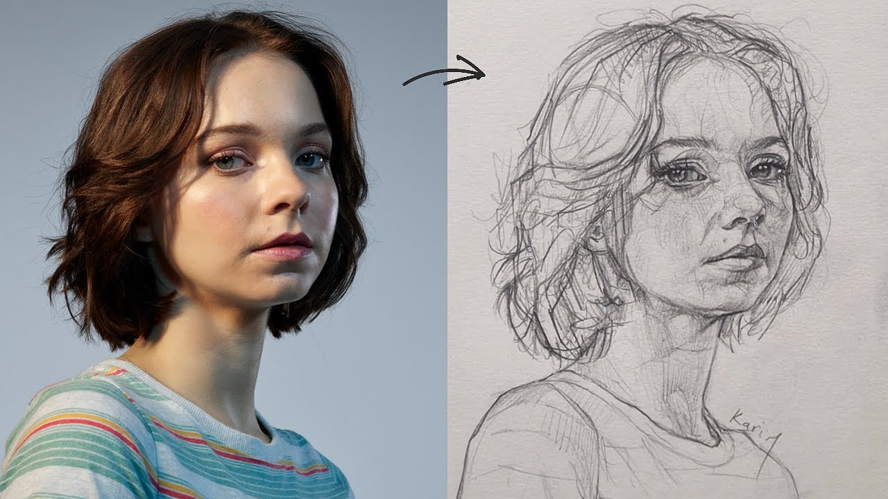 Mastering Facial Drawing with the LOOMIS METHOD in Just 8 Minutes!!