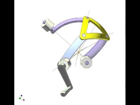 Spherical 6-Bar Linkage Mechanism