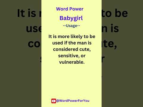 Babygirl [Slang]