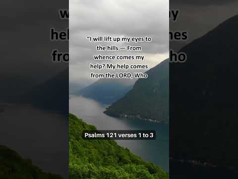 The Lord Is My Help | Bible Verse | Psalms 121:1 to 3 #bibleverseshorts #bibleverseoftheday