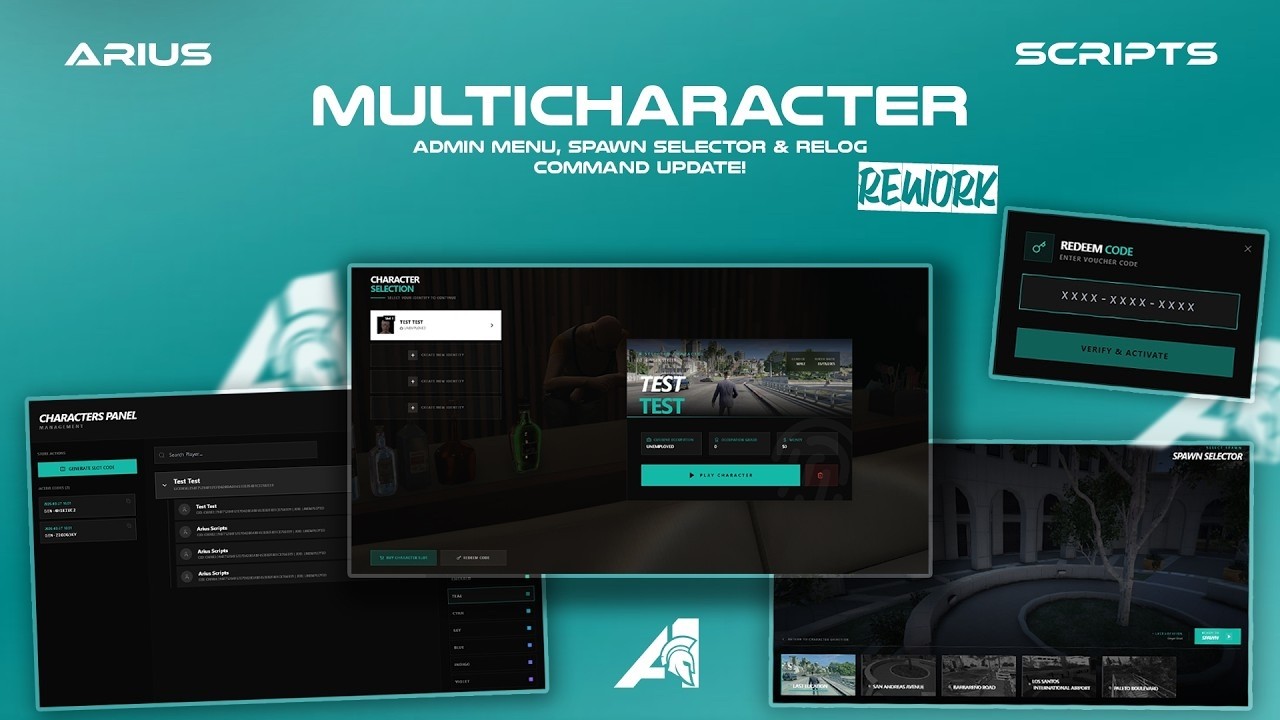 [ESX/QB/QBOX] Fivem Multicharacter Rework