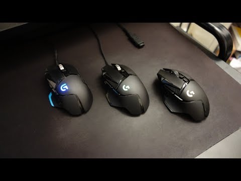 Logitech G502 Lightspeed wireless review - Comparison with G502 and G502 HERO - By TotallydubbedHD