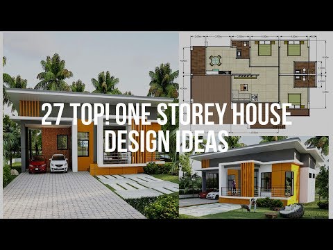 π΄ 27 TOP! ONE STOREY HOUSE DESIGN Ideas