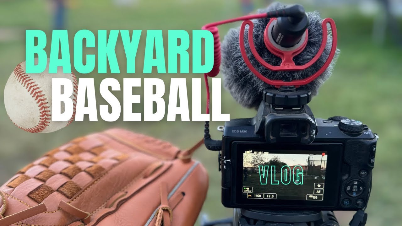 BACKYARD BASEBALL| simple living|vlog