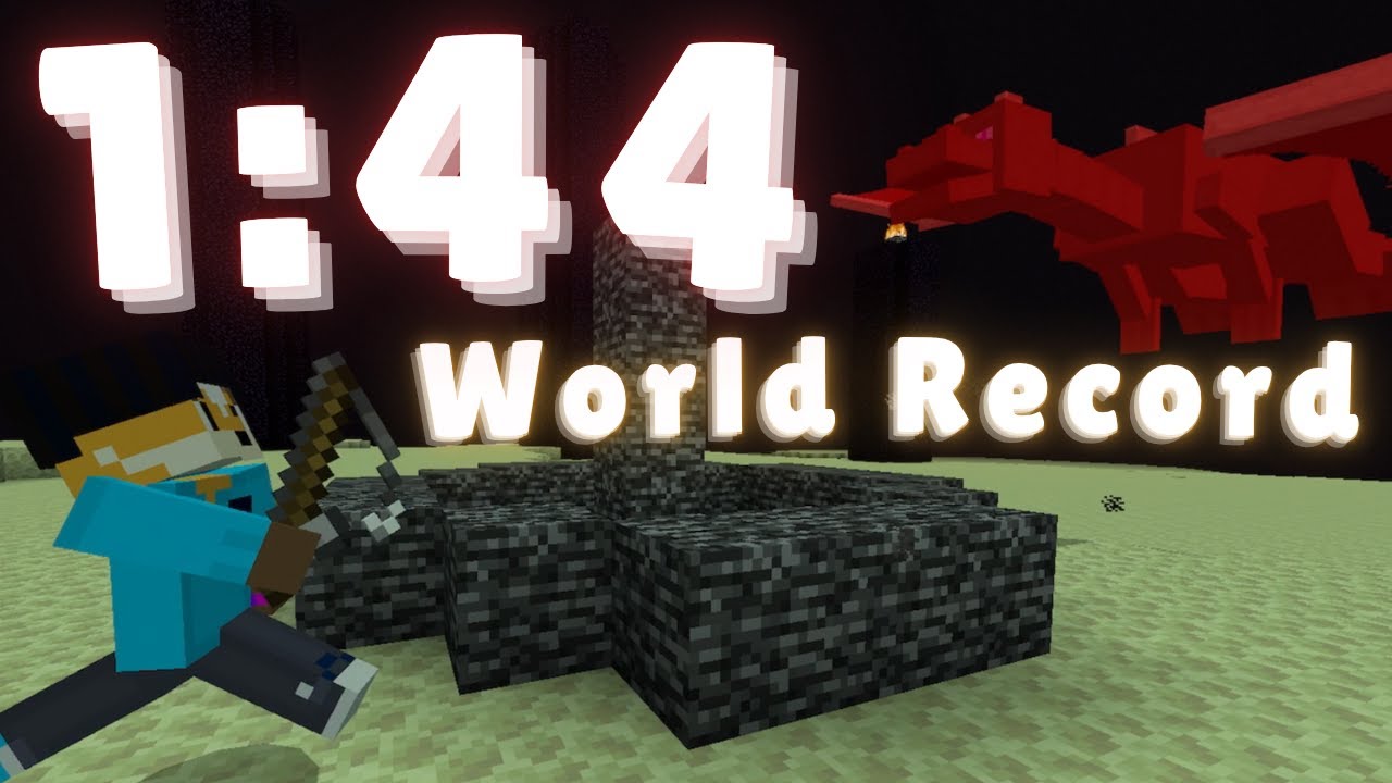 Minecraft Controller Speedrun WORLD RECORD in 1:44