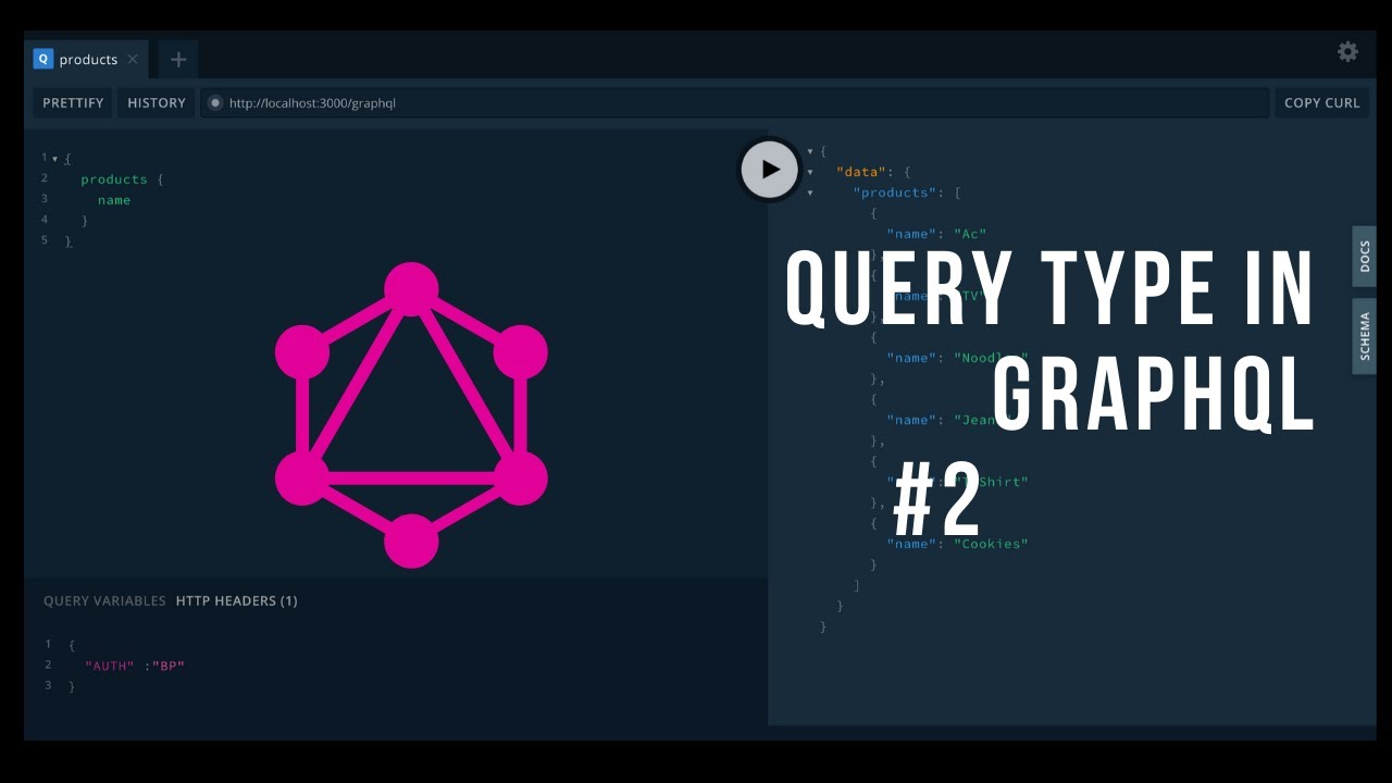Creating graphQL server in nodejs