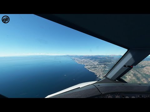 ✈ Landing At Genova (Genoa) Cristoforo Colombo Airport, Italy I FBW32NX I MSFS 2020