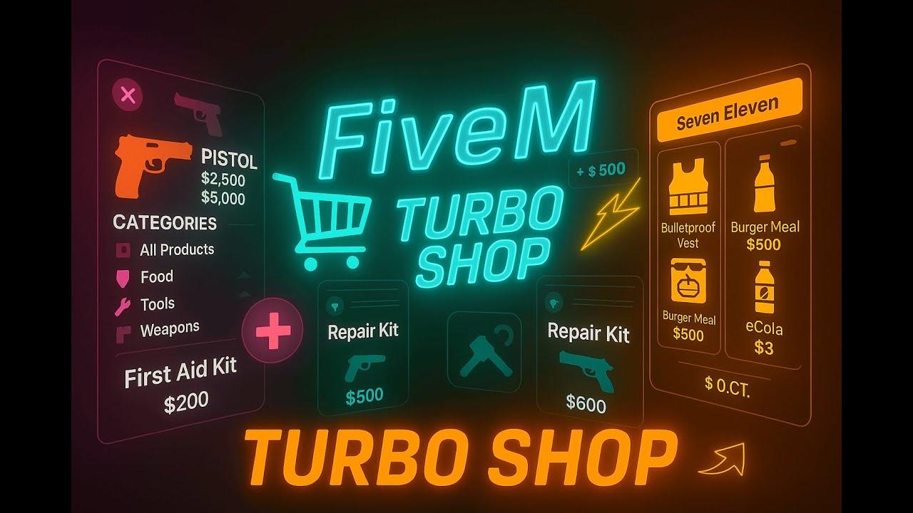 [FREE][RELEASE] Turbo Shop | Standalone Shop System by TurboScripts - FiveM Releases - Cfx.re ...