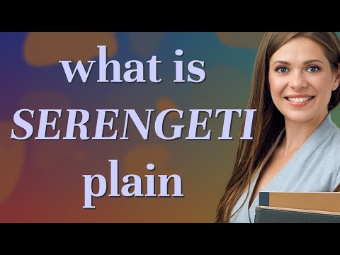 Serengeti plain | meaning of Serengeti plain