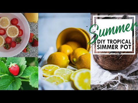 Summer Tropical Simmer Pot Potpourri Recipe