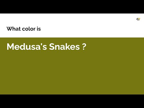 Medusa's Snakes color #777711 hex color - Brown color - Cool color 777711