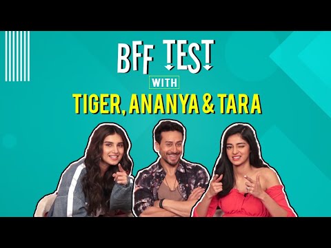 BFF Test with Tiger Shroff, Ananya Panday and Tara Sutaria | Student of the Year 2 | EXCLUSIVE