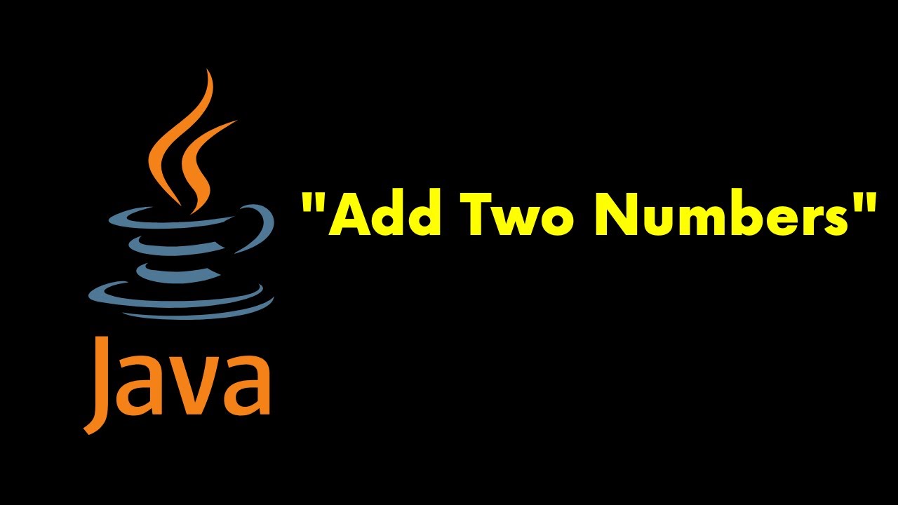 Add two numbers in Java (with user input)